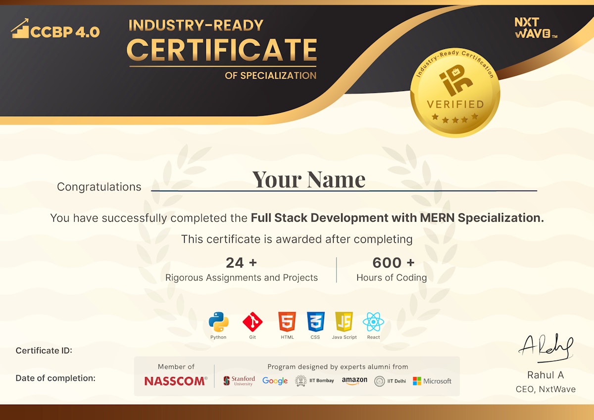 A Proven Curriculum to Get a Software Job of ₹4.5 - ₹ 9 Lakh/Year*